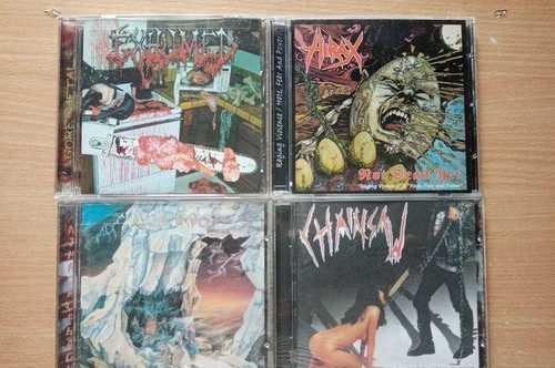 CD фирменные Exhumed, Hirax, Vulcano, Chainsaw