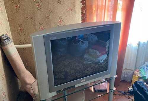 Телевизор со стеклянной тумбой