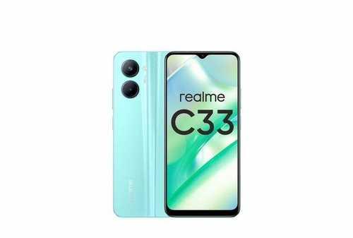 Смартфон Realme C33, 3.32 гб, синий