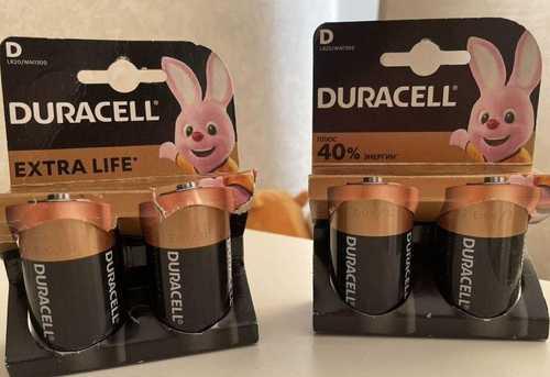 Литиевые батарейки duracell D