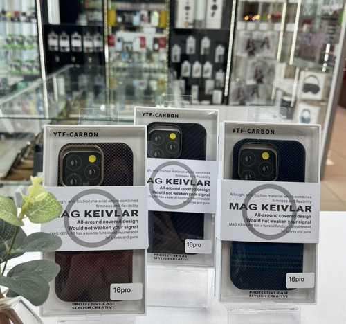 Чехол kevlar на iPhone 16 pro