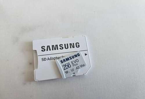Карта памяти Samsung Micro SD 256Гб