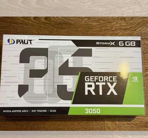 RTX 3050 Palit StormX 6GB, новая