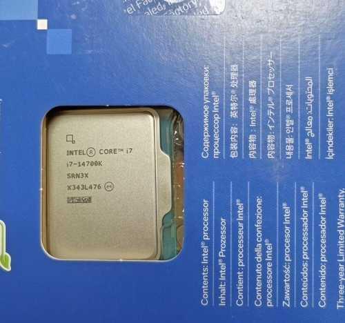 Процессор Intel core i7 14700k новый