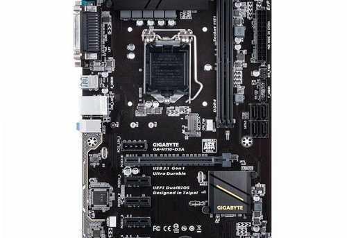 Материнская плата gigabyte GA-H110-D3A (rev. 1.0)