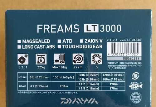 Катушка Daiwa 21 Freams LT 3000