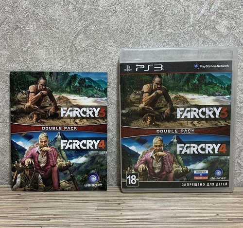 Far Cry 2в1 (Far Cry 4   Far Cry 3) на PS3