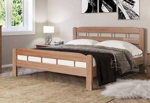 Кровать новая двуспальная деревянная массив