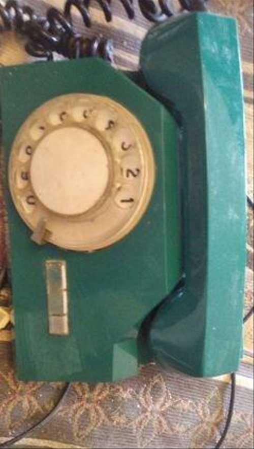 Стационарный дисковый телефон СССР та-72