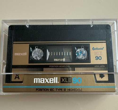 Аудиокассета Maxell XL II 90 Epitaxial 1985г