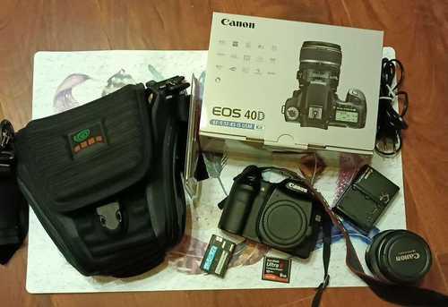 Фотоаппарат Canon EOS 40D + EF-S 17-85 (1992кадр)
