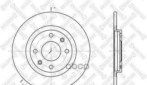 6020-9914-SX диск тормозной передний Citroen B