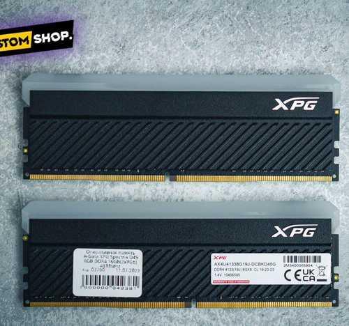 Оперативная память A-Data XPG Spectrix D45 RGB DDR4 16Gb(2x8Gb) 4133Mhz