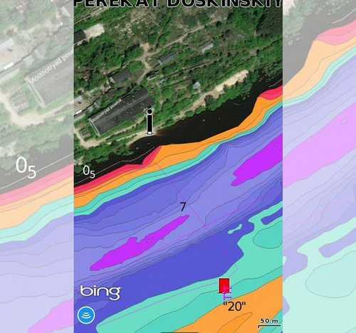 Карты глубин Navionics Boating HD