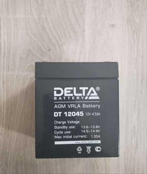 Аккумуляторная батарея delta 12в