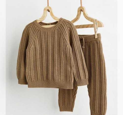 Костюм вязаный хлопковый h&m