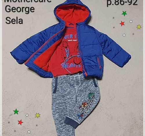 Детские вещи пакетом 86 92 Mothercare