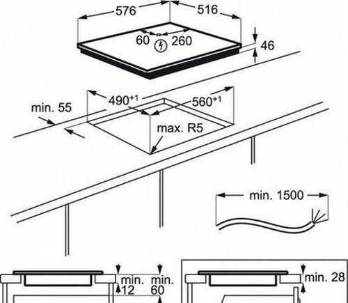 Индукционная варочная поверхность Electrolux ipe64