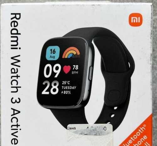 Смарт часы xiaomi redmi watch 3 active