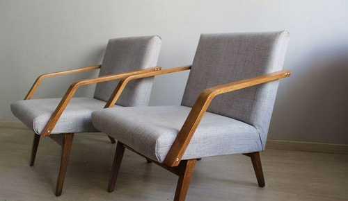 Кресла Чехия Реставрация mid century