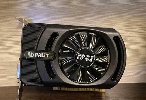 Видеокарта Palit GeForce GTX 1650 StormX 4GB