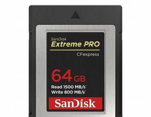 Карта памяти SanDisk CFexpress Type B 64GB Extreme