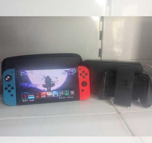 Nintendo Switch OLED, 64 ГБ, Прошитая
