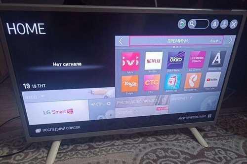 Телевизор LG 28 дюймов 71 см Smart TV Wi-Fi HD