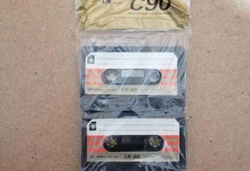Упаковка аудиокассет Zeros C90(3 шт), новые