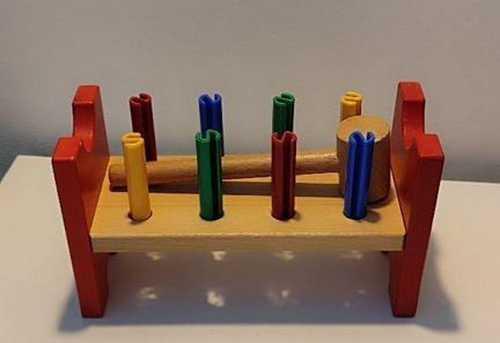 Деревянная игрушка с молотком IKEA