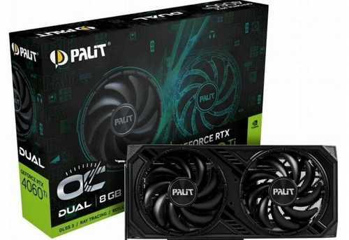 Видеокарта Palit RTX4060Ti dual OC 8GB gddr6 128