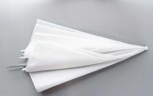Зонт белый на просвет Fujimi 83см