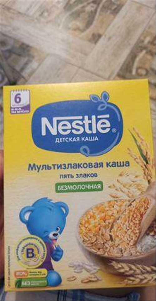 Каша Nestle 5 злаков безмолочная с 6 мес