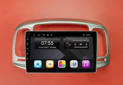 Магнитола Hyundai Accent 09-12 Android 2+32 IPS
