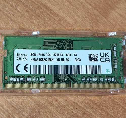 Память для ноутбука DDR4 Hynix hmaa1GS6CJR6N-XN 8