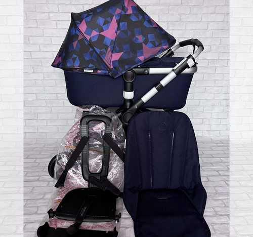 Коляска Bugaboo Fox 3в1 Birds/ClassicNavy