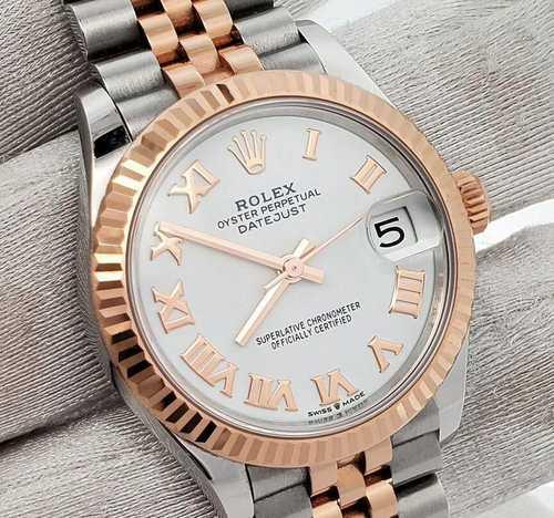 Rolex Datejust 31mm White Roman Dial