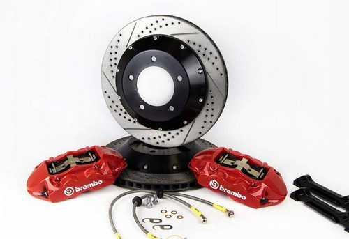 Тюнинг тормозов Mitsubishi Pajero Brembo GT4 зад