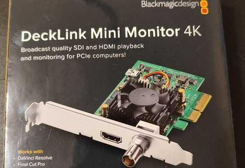 Blackmagic DeckLink Mini Monitor 4K 6G SDI