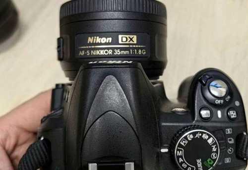 Nikon d3100 с портретником DF AFS Nikkor 35mm
