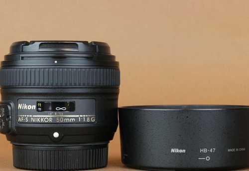 Nikon Nikkor AF-S 50mm f/1.8G (id 26975)