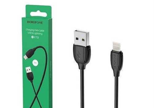 Кабель Borofone BX19 lightningusb черный, 1м 59654