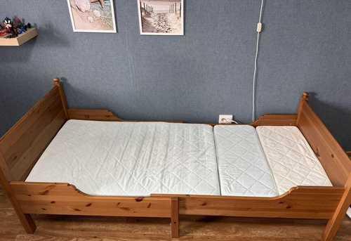 Детская кровать IKEA раздвижная"Лексвик"