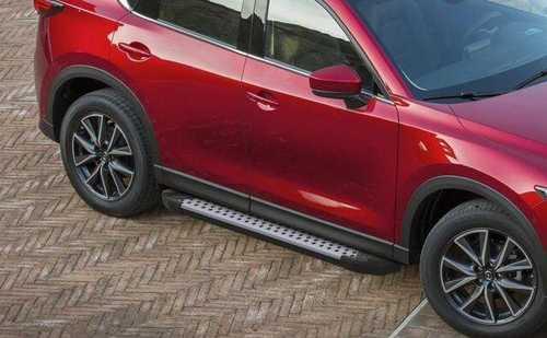 Пороги, подножки "Bmw-Style" (комплект) Mazda CX-5