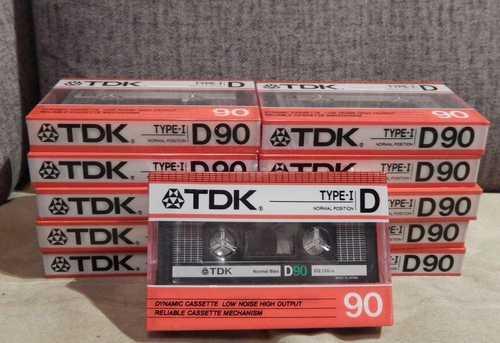 Компакт Кассеты новые TDK-D90 (1986г)