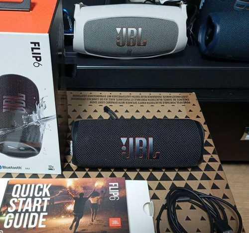 Колонка jbl flip 6 чёрная