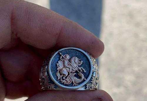Печатка Георгий Победоносец 21,8, серебро 925