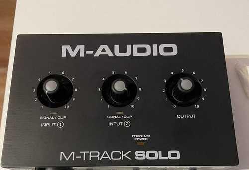 Внешняя звуковая карта m audio m-track solo