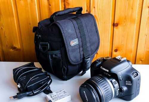 Canon 550D с сумкой