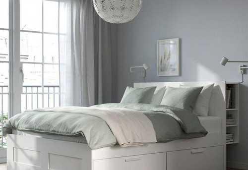Кровать двухспальная IKEA Бримнэс 150/200